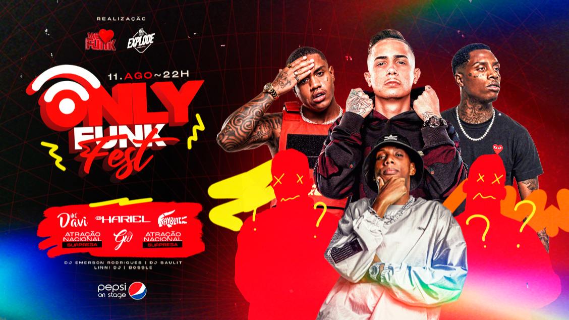 ONLY FUNK FESTIVAL - 11/08/23 em Porto Alegre - Evento ON